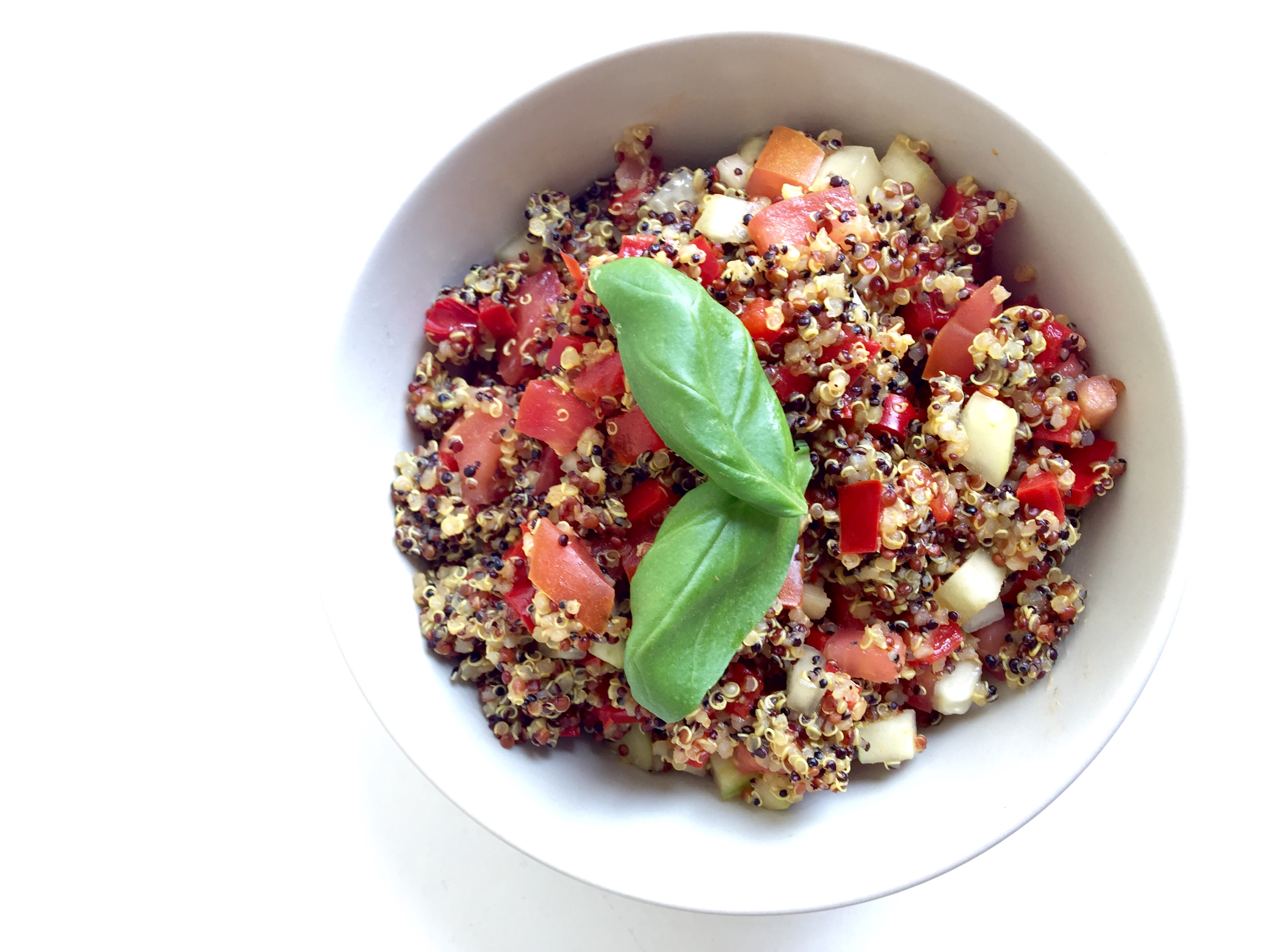 Salada de quinoa tricolor | A cozinha da avó Maria